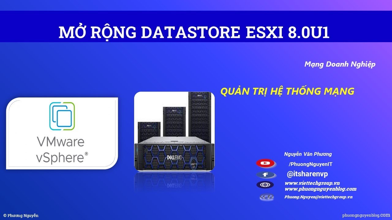 Mở rộng datastore Vmware Esxi | Expand datastore vmware esxi| Phương ...
