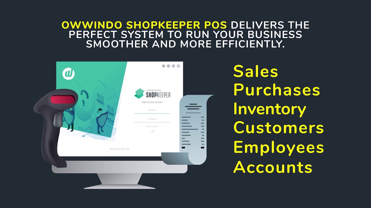 Shopkeeper POS System - Owwindo - YouTube