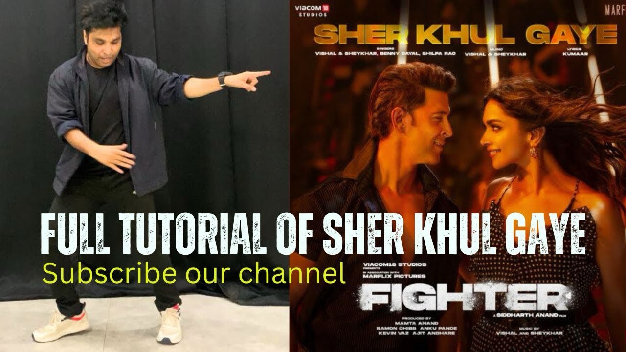 Sher Khul Gaye Dance Tutorial ||Sher khul gaye dance tutorial step by ...