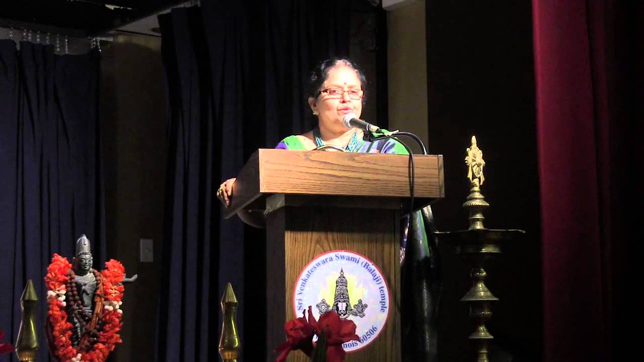 SAPNA: ANNIUAL EVENT 2014: DAY 2: SHAILAJA IYER FELICITATION: ADDRESS ...