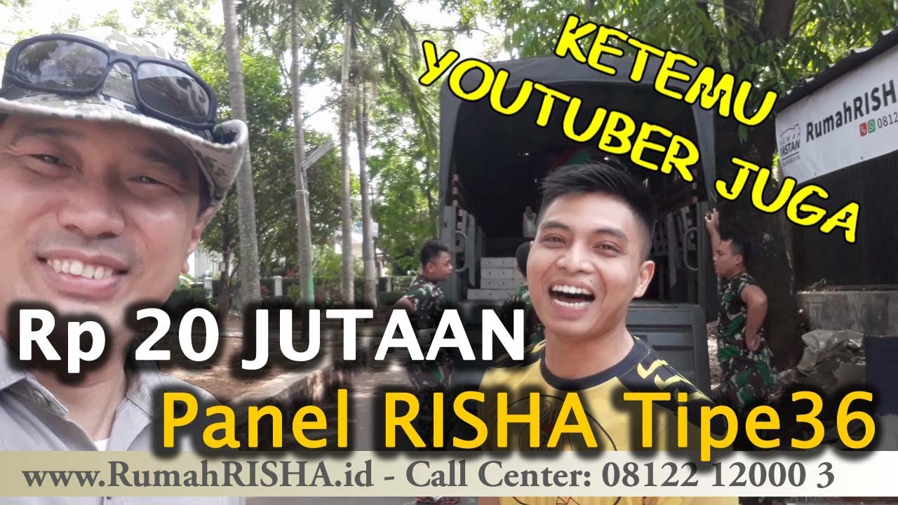 Harga Rp20JUTAAN Panel Rumah RISHA Tipe 36 Uk.6x6m2 Berangkat ke ...