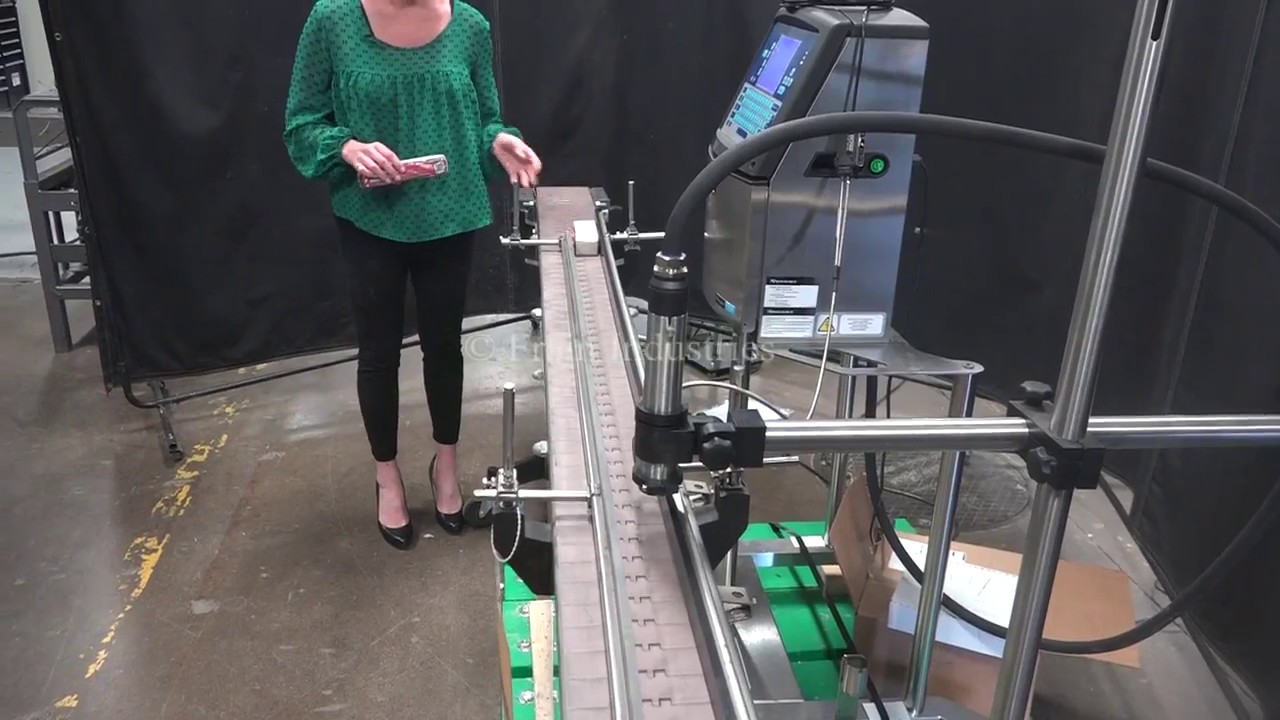 Video Jet Stainless Steel Ink Jet Coder Demonstration - YouTube