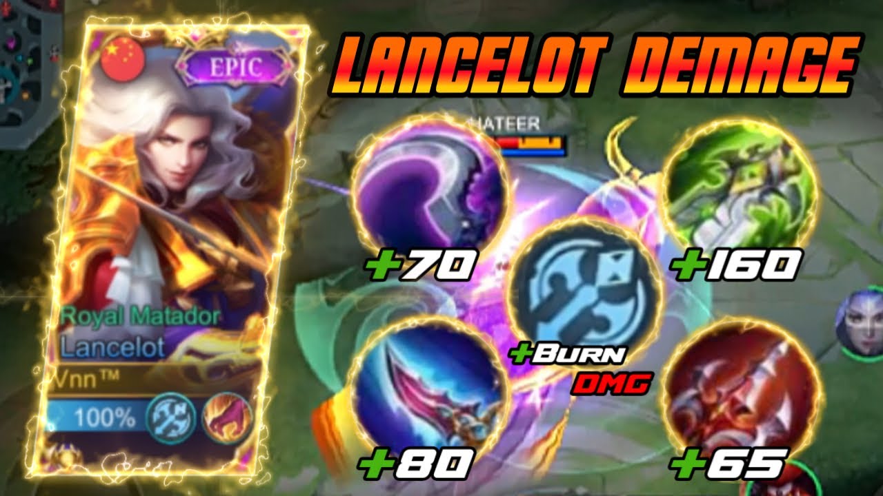 LANCELOT DEMAGE || BEST BUILD DAN EMBLEM LANCELOT TERSAKIT 2023 || MMR ...