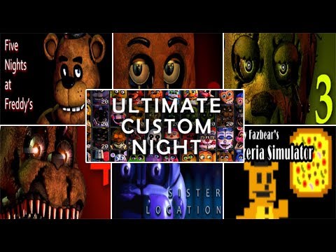 ALL FIVE NIGHTS AT FREDDY'S JUMPSCARES
