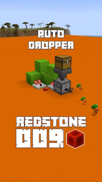 Easy Automatic Dropper System in Minecraft - YouTube