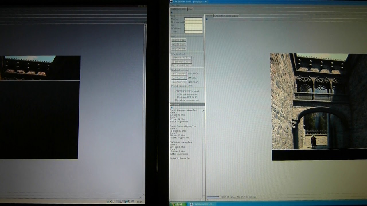Dell Precision M40 vs M50: CINEBENCH 2003 - YouTube