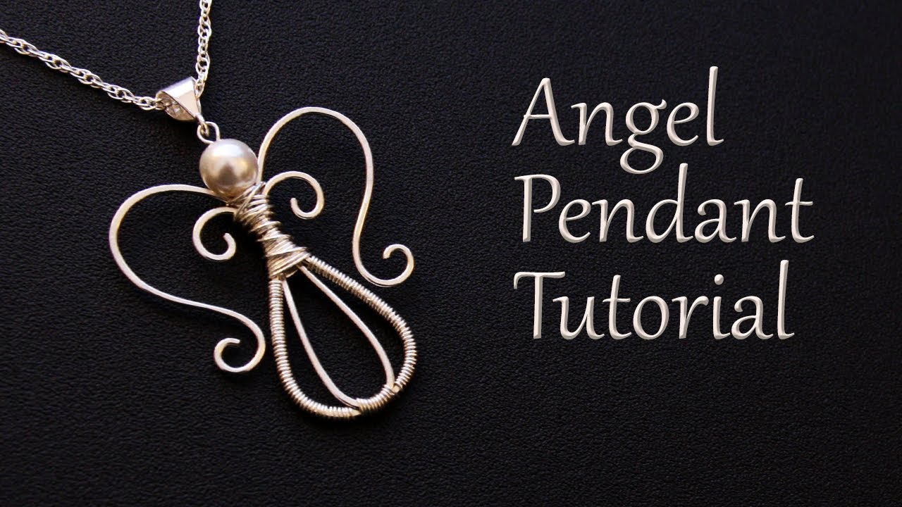Angel Pendant Tutorial - Easy Wire Wrapped Jewelry Project - Gift for ...