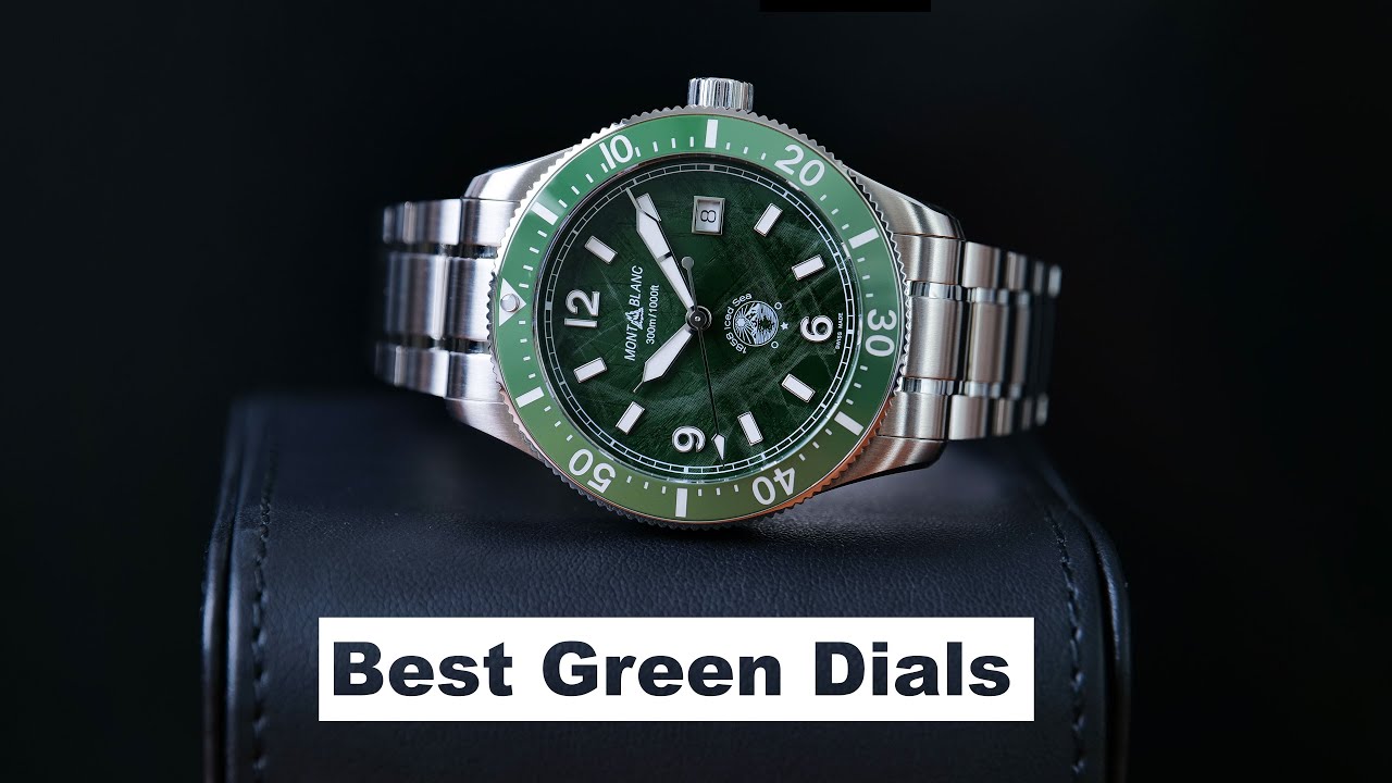 Three Awesome Green Dial Dive Watches - YouTube