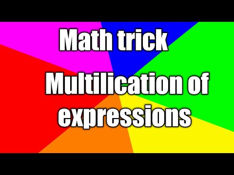 Multilication of expressions ||Easy way to multiply of expressions ...