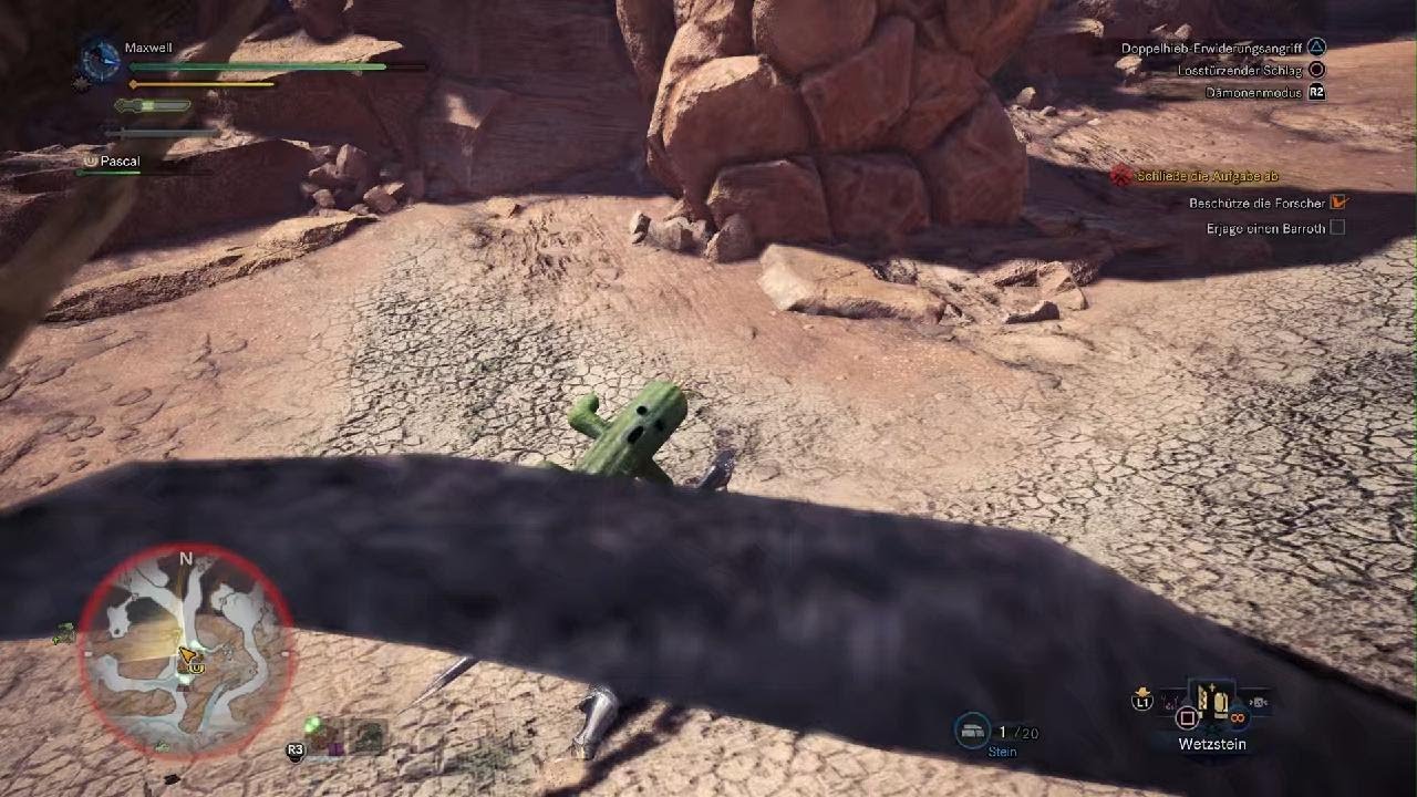 My first cactus encounter in MHW:I - YouTube