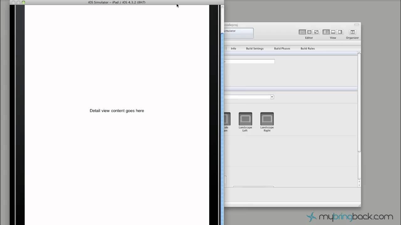 Learn Xcode 4 Tutorial iOS iPad iPhone 1.12 Intro to SplitView App ...