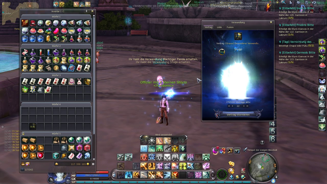 Aion unboxing 153 x Transformation Contracts/Fusion & 1x Legendary ...