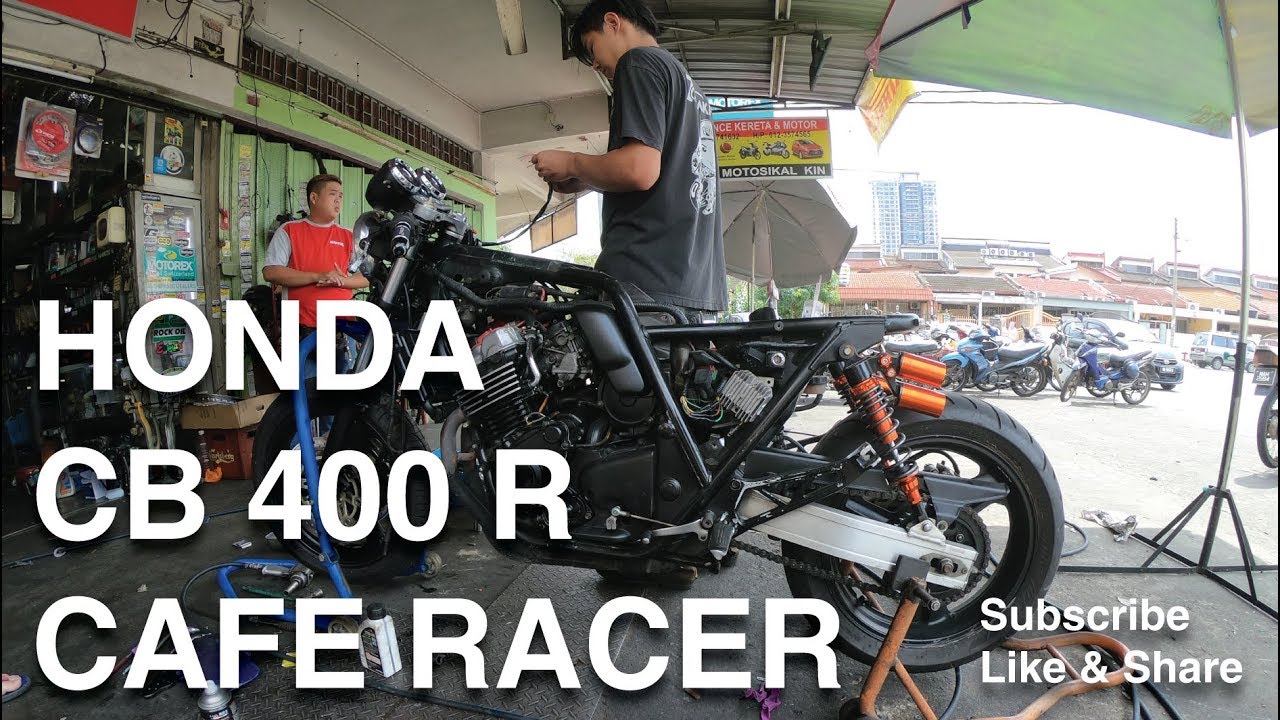 Custom Cafe Racer Honda CB 400 R - YouTube