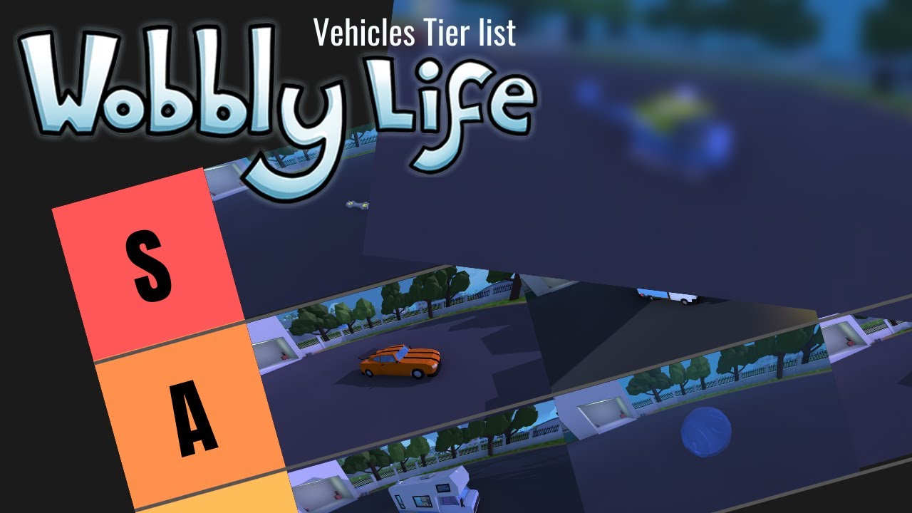 Wobbly Life VEHICLES Tier list - YouTube