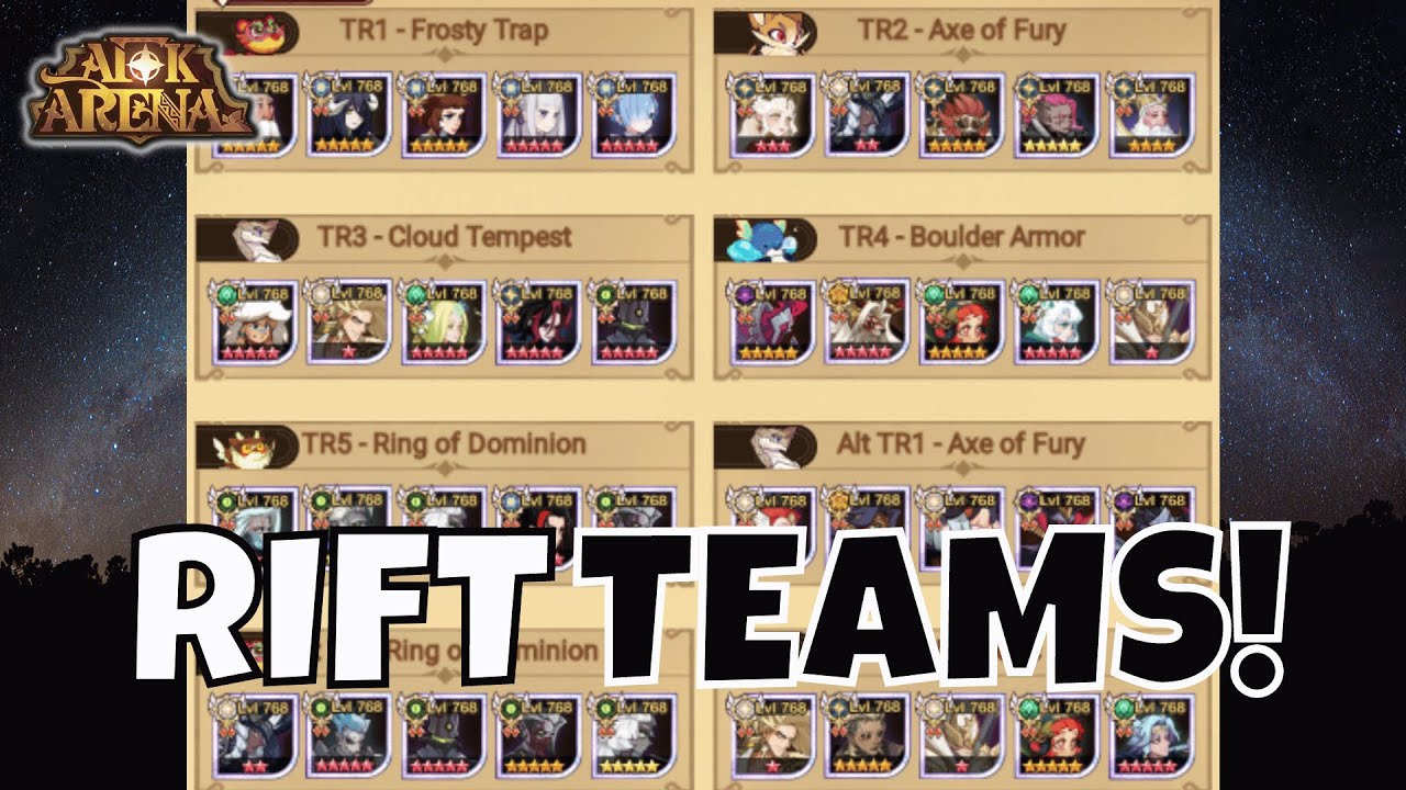 CHOOSE YOUR RIFT OPTIONS! [FURRY HIPPO AFK ARENA] - YouTube