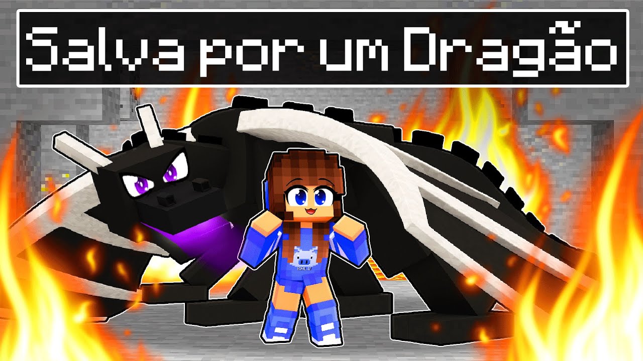 MIIKA foi SALVA por um DRAGÃO no Minecraft Miika - YouTube