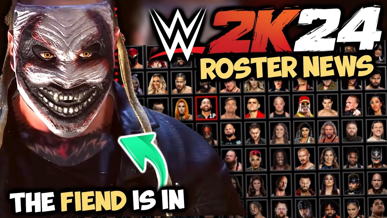 WWE 2K24 AMAZING Roster Reveal | The Fiend Is In - YouTube