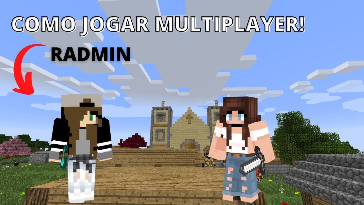 COMO JOGAR COM SEUS AMIGOS NO MINECRAFT COM O RADMIN!!(pirata+ original ...