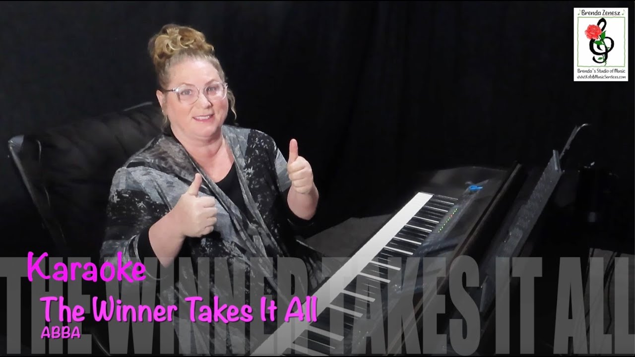The Winner Takes It All - ABBA - Piano Karaoke with Brenda - YouTube