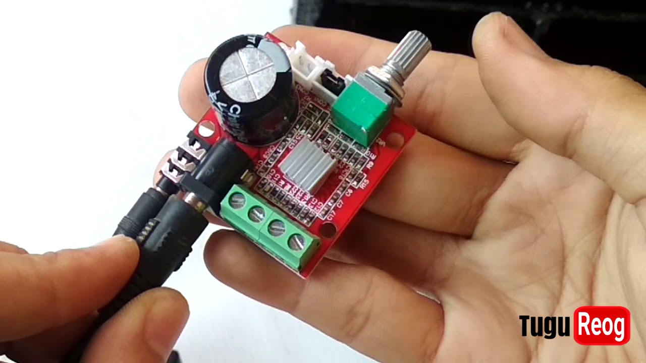 Test mini Amplifier PAM 8610 Class D - YouTube