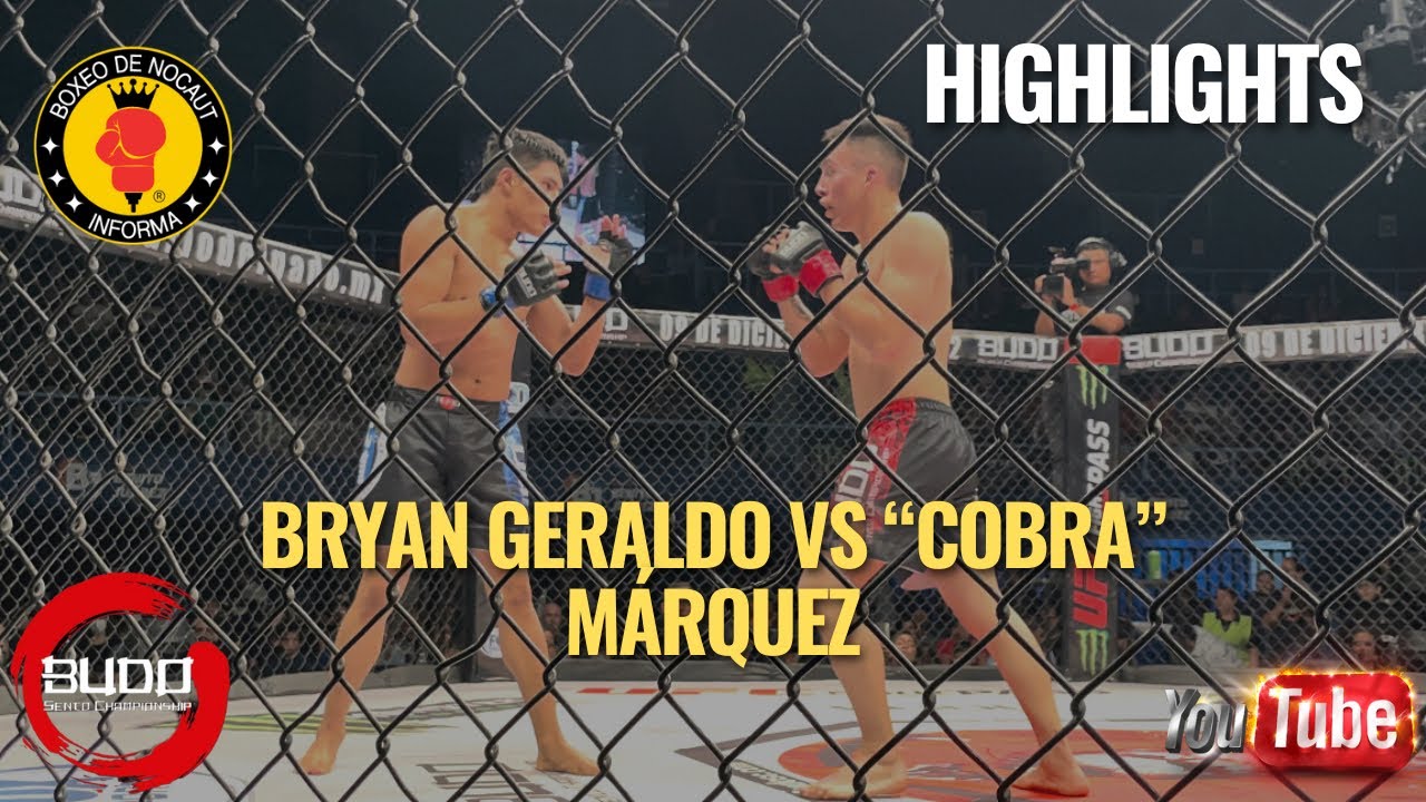 Highlights: Geraldo Vs Márquez en Budo Sento Championship Vol 11 - YouTube