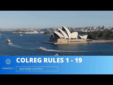 COLREGS RULE 1-19 - YouTube