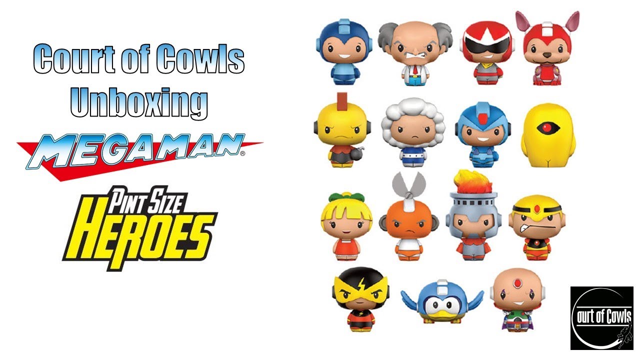 Mega Man Pint Size Heroes (4 Pack) : Court of Cowls Unboxing - YouTube