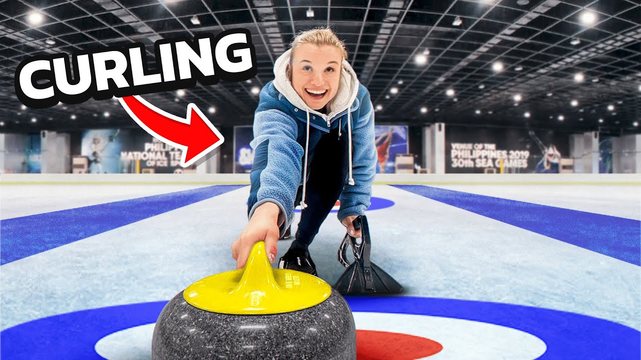 Je découvre le curling! - YouTube