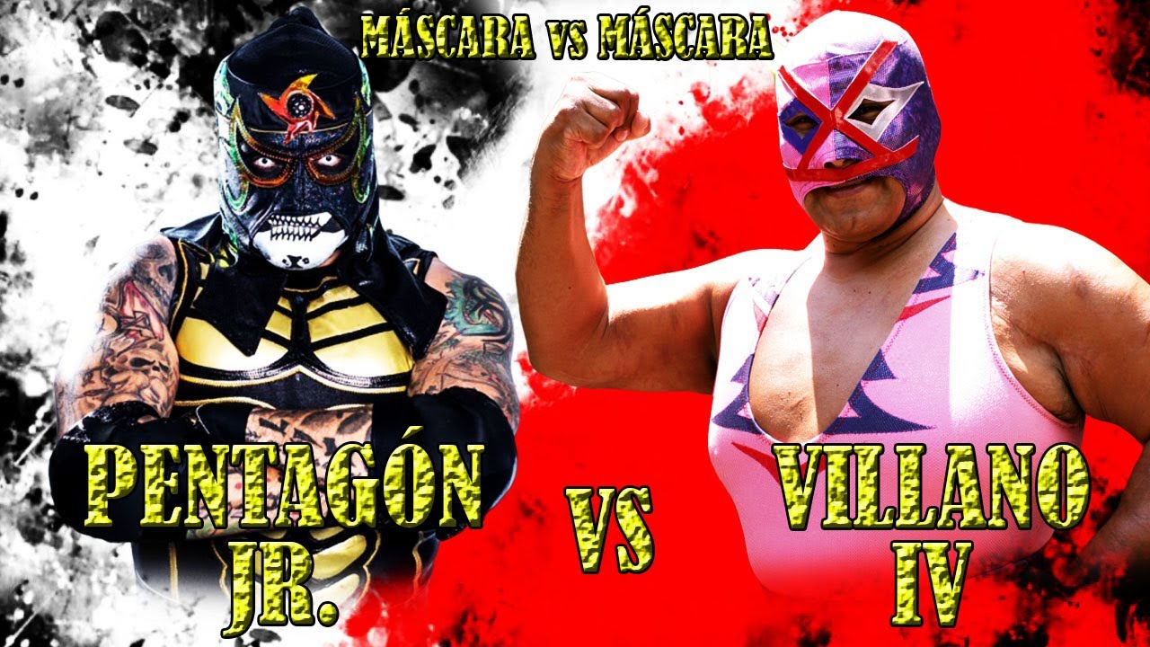 PENTAGON JR vs VILLANO IV Máscara vs Máscara - YouTube