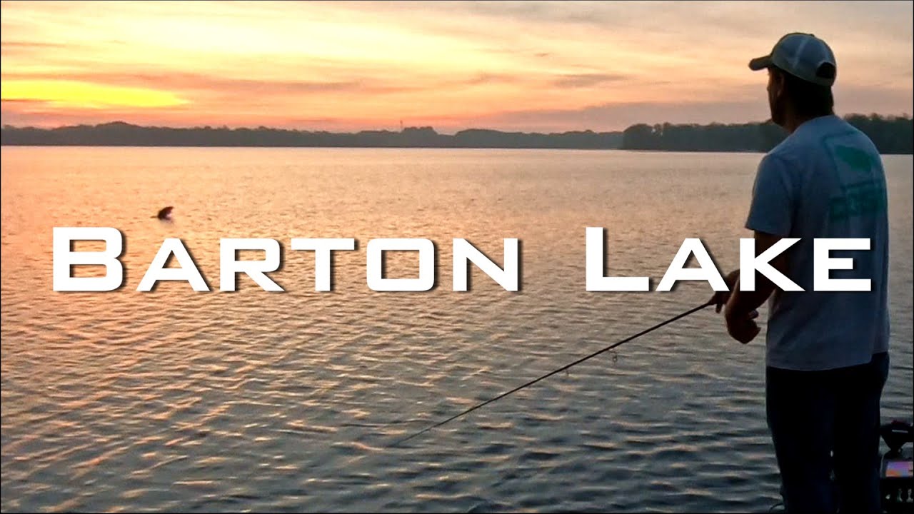 Early Morning Bass Fishing on Barton Lake - YouTube