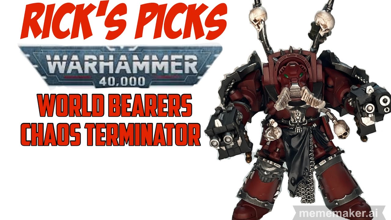 Review of the World Bearers chaos space marines terminator from ...