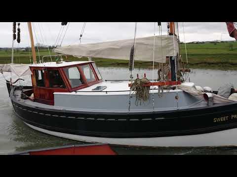 1981 Fifie Sweet Promise under way