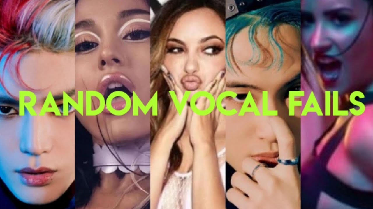 Random SINGERS VOCAL FAILS - YouTube