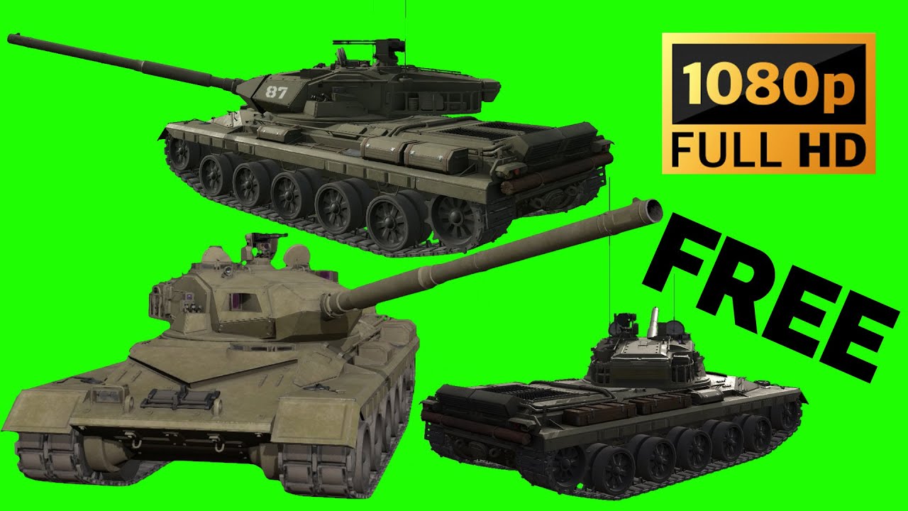 FREE Green Screen Tank Animation FULL HD - YouTube