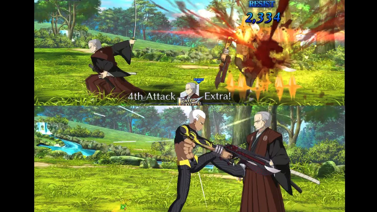 FGO Yagyu Munenori Solo Saika Emiya Alter (no event CE) - YouTube