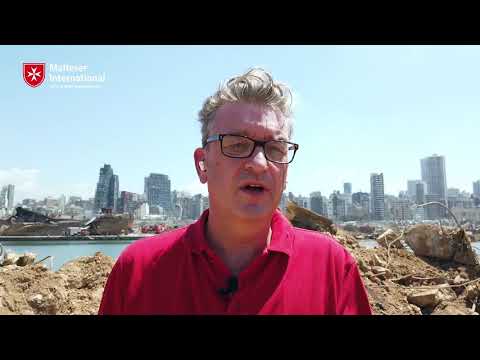 Beirut Explosion: Malteser International's President Douglas Saurma visits Beirut