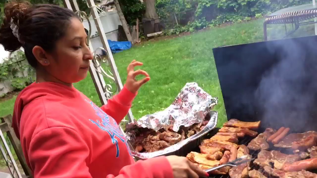 un asadito con mi mujer en new york - YouTube