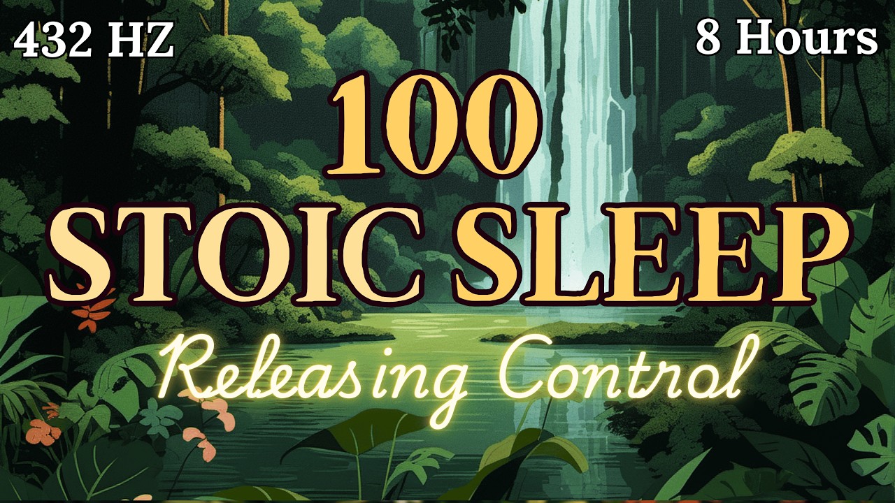 🌜100 STOIC SLEEP Affirmations, 8 Hour Sleep Meditation For Letting Go ...
