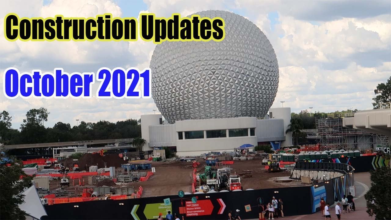 What's New At Disney World? October 2021 Construction Updates - YouTube