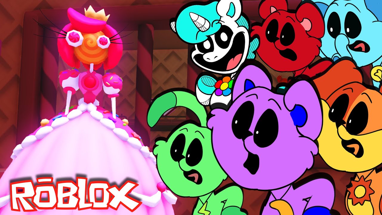 Smiling Critters ESCAPE DIGITAL CIRCUS CANDY LAND PRISON RUN in Roblox ...