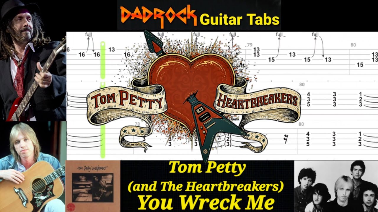 You Wreck Me - Tom Petty - Guitar + Bass TABS Lesson - YouTube