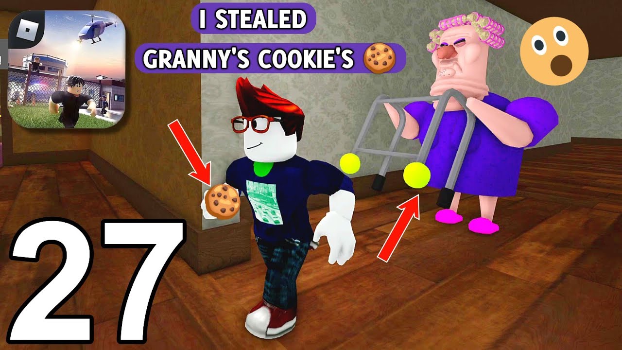 Roblox - Gameplay Walkthrough part 27 - Grumpy Gran (Scary Obby) (iOS ...