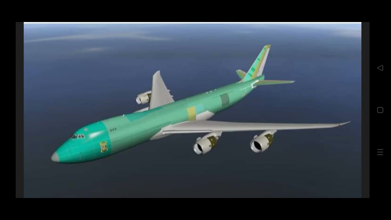 Bare Metal Green Cargo Livery - SSG 747-8F - YouTube