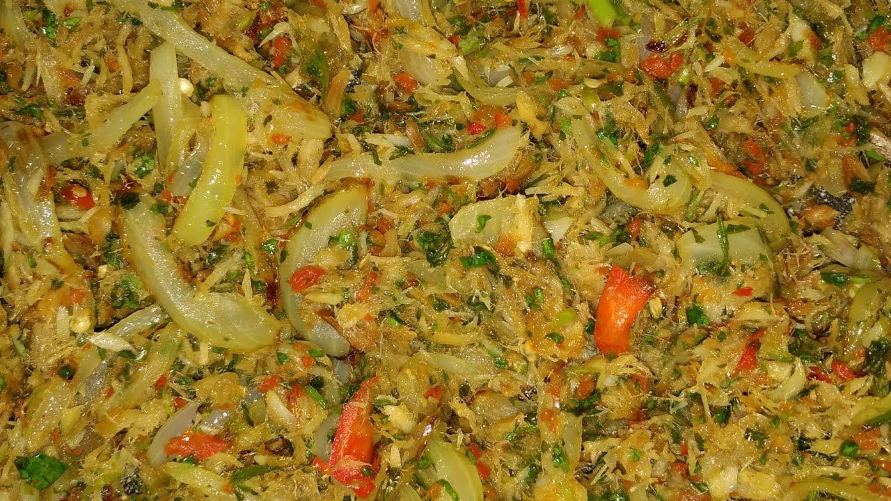 how to make saltfish choka my quick version - YouTube