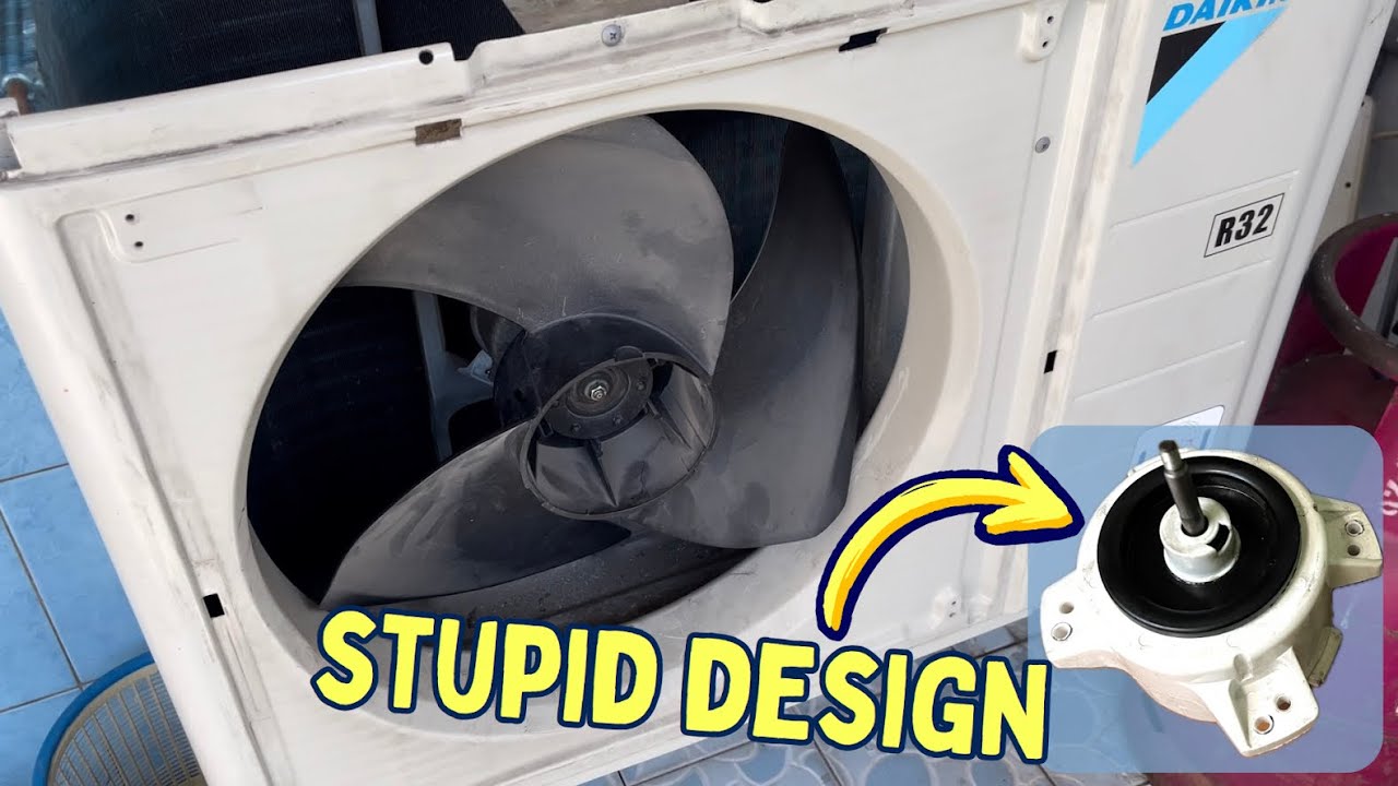 Let’s Fix It! | Dead Daikin AC Condenser Fan Motor - YouTube