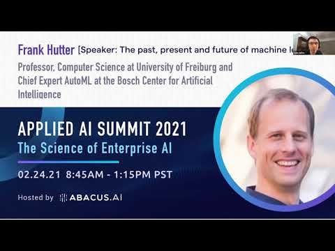 AutoML: AI that builds | Frank Hutter | Applied AI 2021 Pt 2 - YouTube