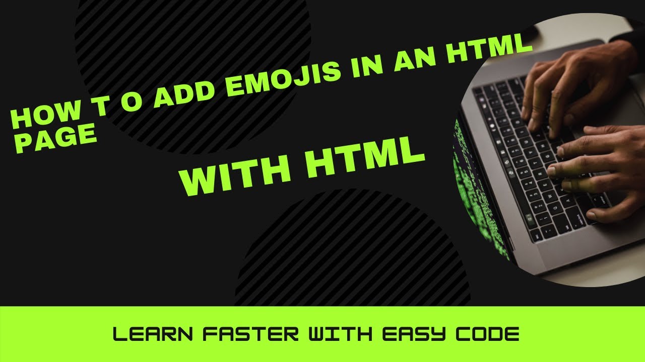 Lesson #11- How To Add Emojis To a Website (HTML) - YouTube