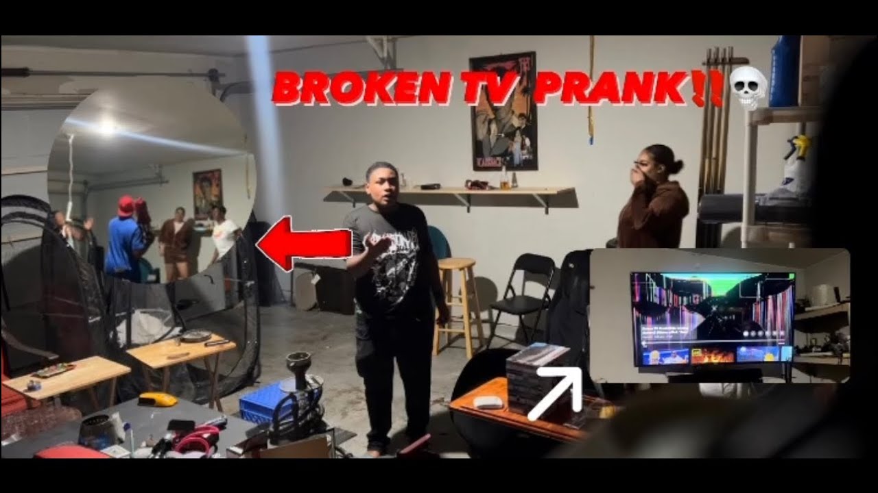 EPIC BROKEN TV PRANK ON DAD| HE KICKED US OUT| *MUST WATCH* ‼️ - YouTube