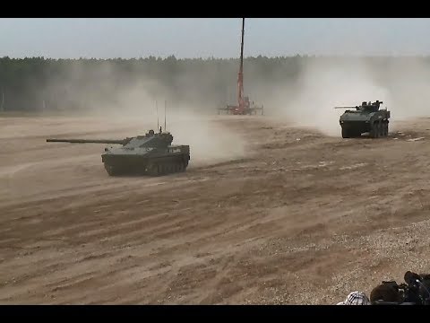 T90, Bumerang Live firing Highlight Army 2017 Forum in Russia - YouTube