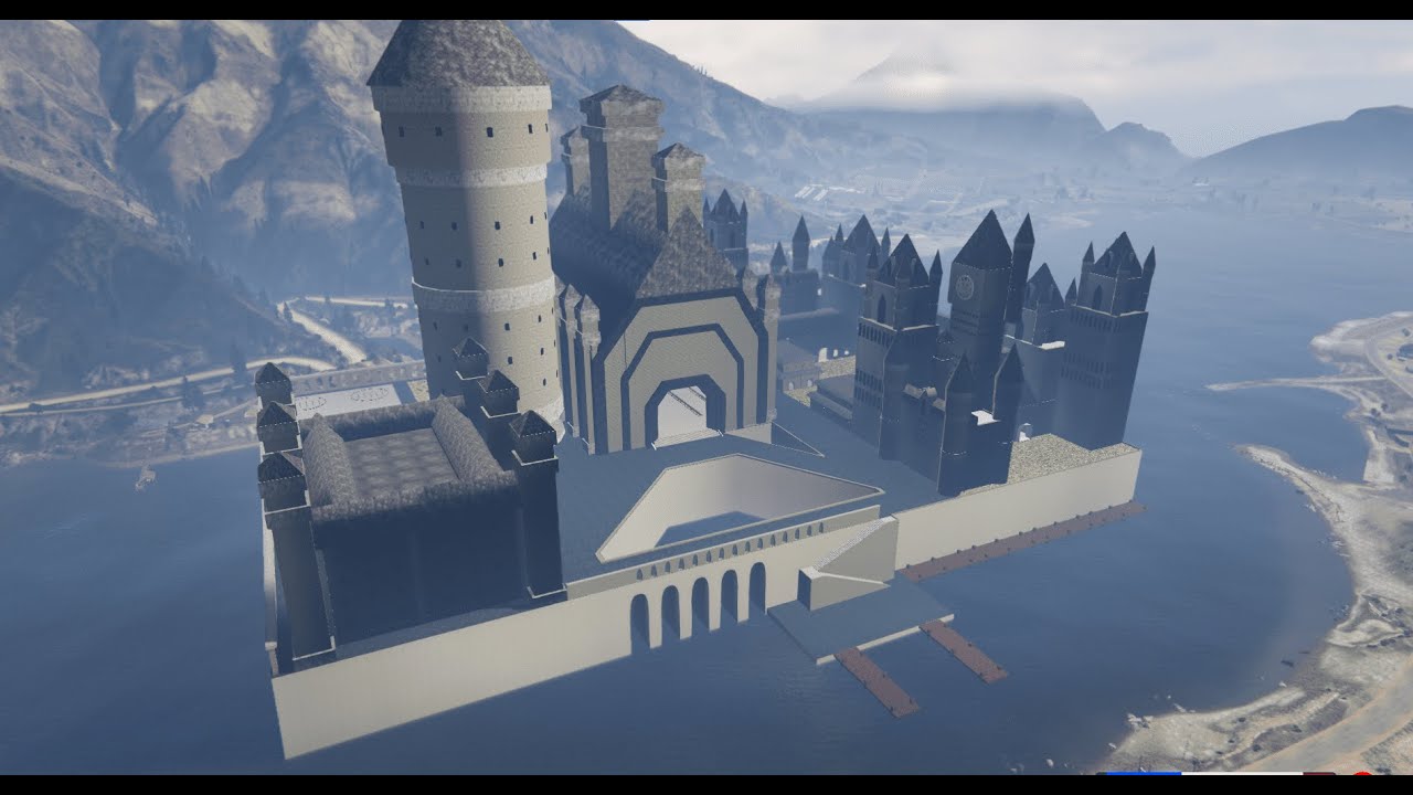 [ GTAV ][ FIVEM MAP ] Castle [ Low poly ] - YouTube